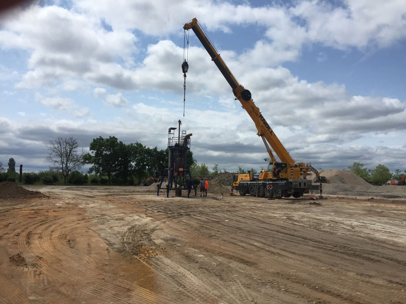 Bored pile foundation at Nuremberg Airport - piledesigner.io
